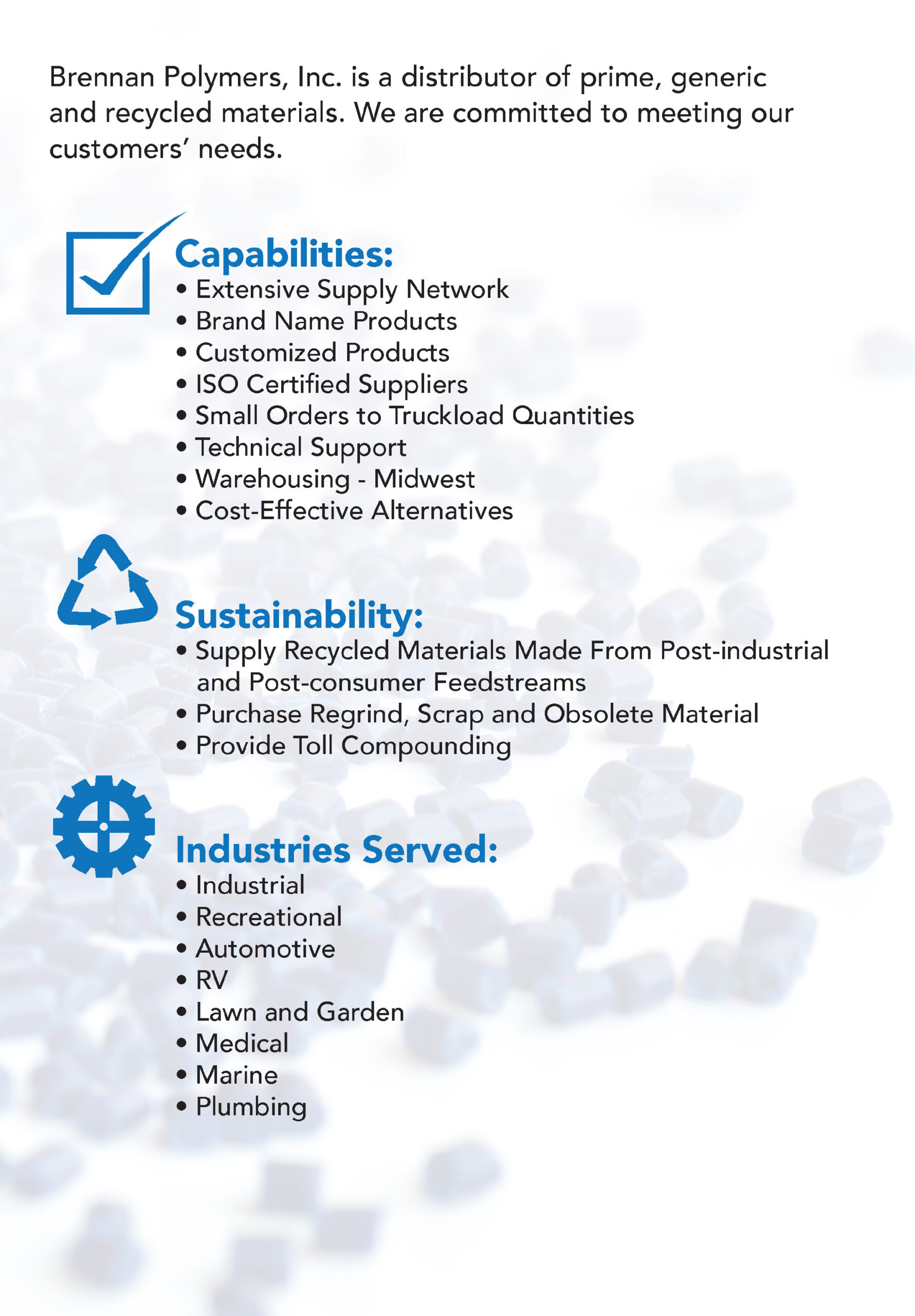About Us - Brennan Polymers, INC